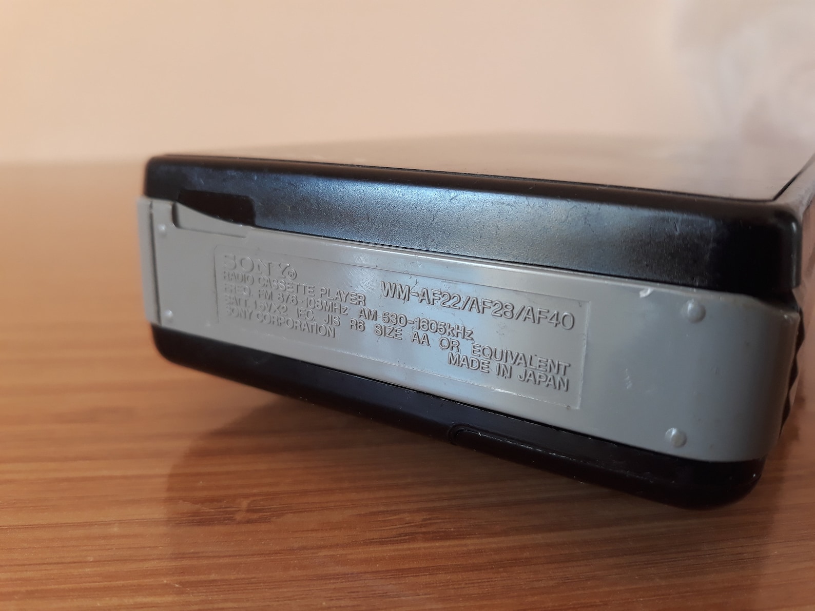 Rare Sony Walkman Cassette Player - Fully Working - Etsy