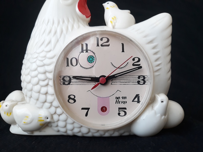 Rare Antique Clock Mechanical Clock Old Clock Chicken - Etsy