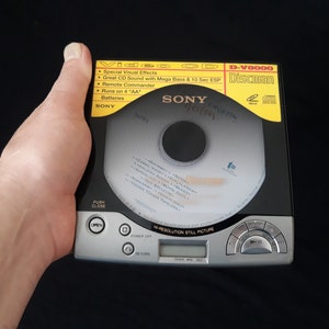 Vintage Sony Discman D-V8000 CD Player - Etsy
