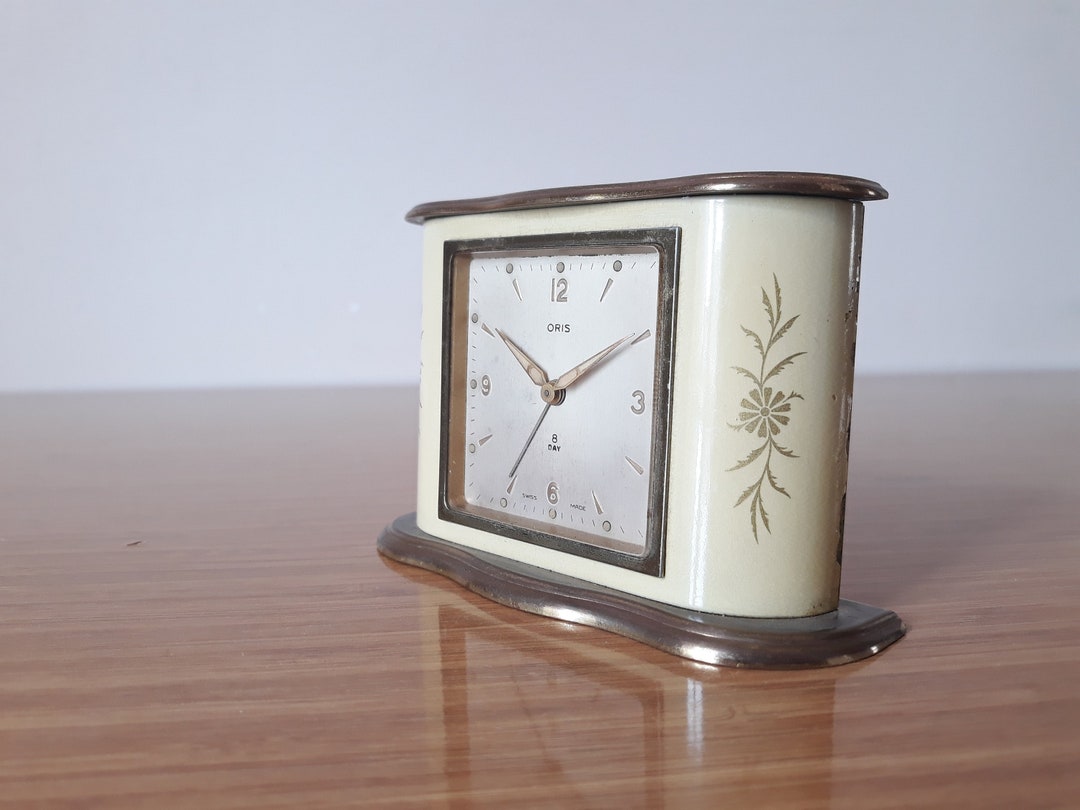 Antique Oris Alarm Clock, Antique Clock, Vintage Clock, Oris Clock ...