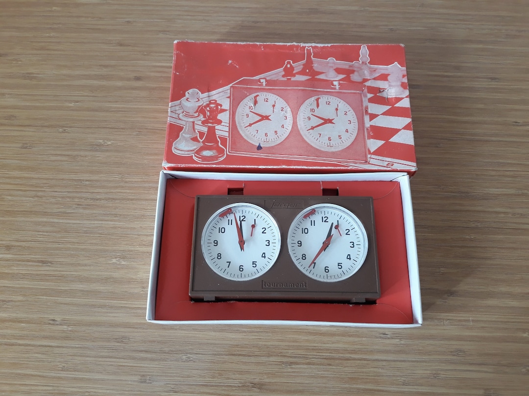 Antique Jerger Chess Clock, Antique Chess Clock, Mechanical Chess Clock ...