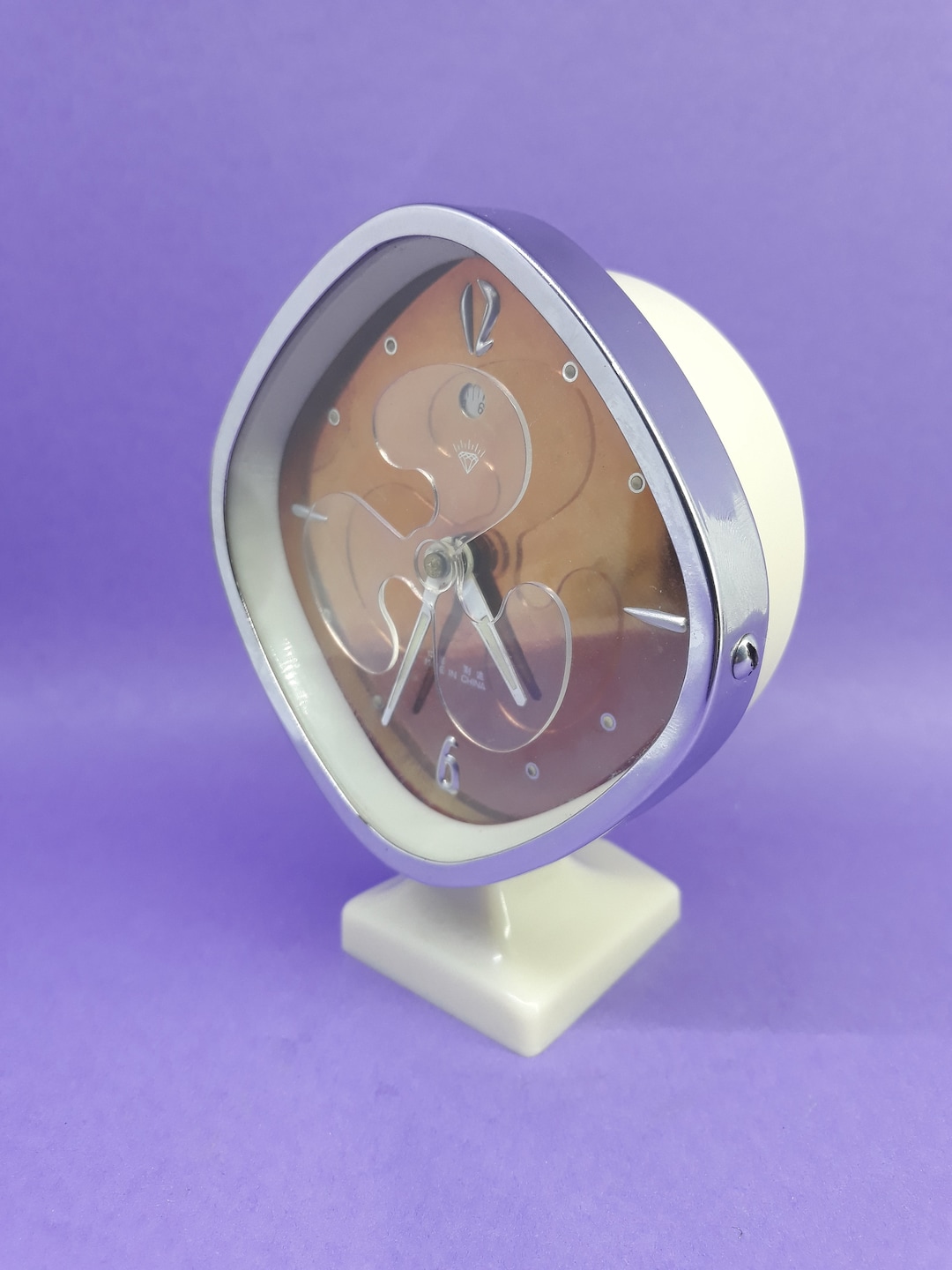 Vintage Clock, Space Age Clock, Alarm Clock, Space Age, Desk Clock ...