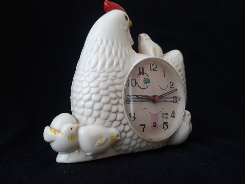 Rare Antique Clock Mechanical Clock Old Clock Chicken - Etsy