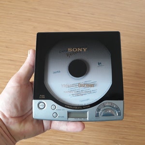 Vintage Sony Discman Cd Compact Player, Sony Discman, Sony Cd Player ...