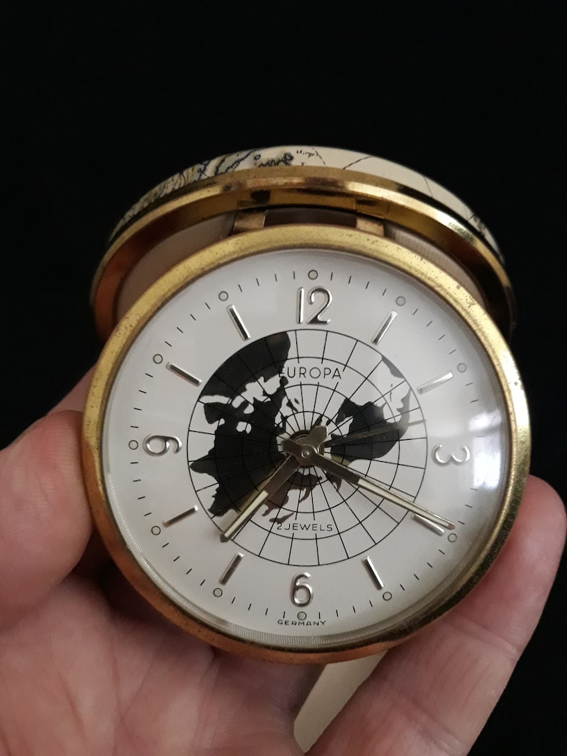 Vintage Clock World Clock Antique Clock Mechanical World - Etsy