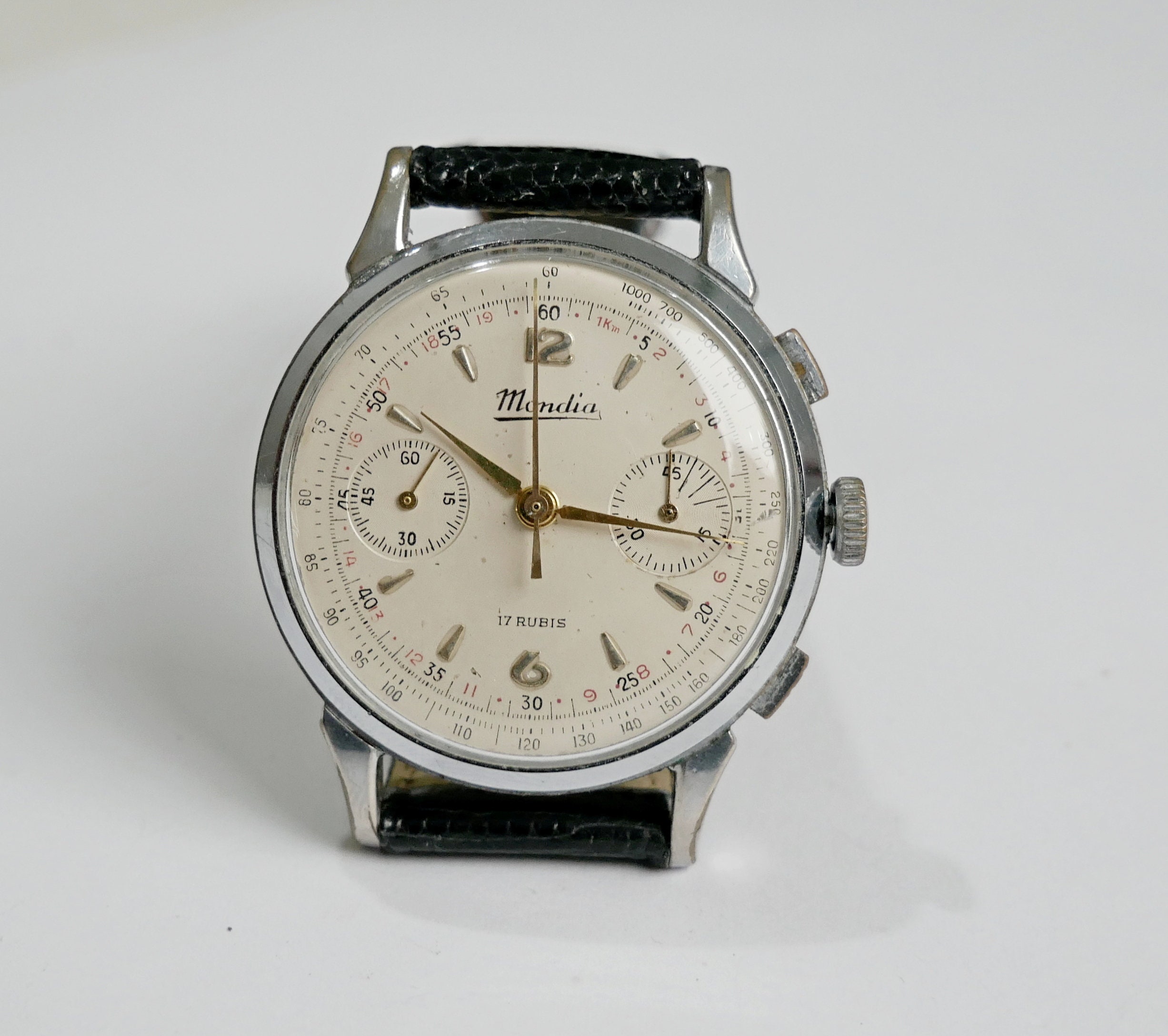 Mondia Chronograph Valjoux 22 Big Case - Etsy