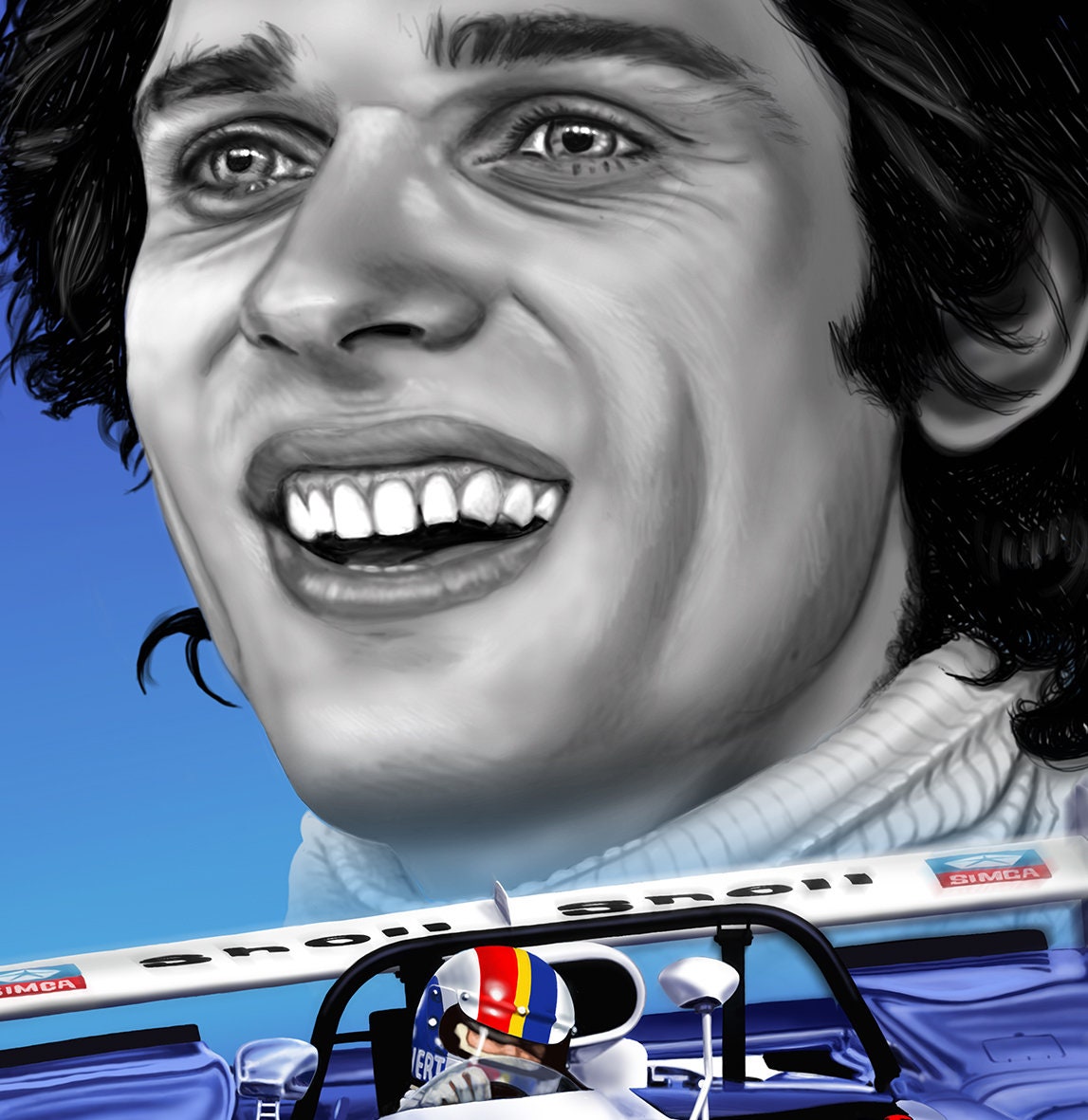 Francois Cevert Eyes Clipart