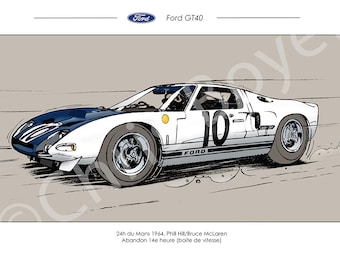 Ford Cartoon Artwork - Etsy