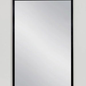 Black Aluminum Frame Rectangular Wall Mirror, Addhome® - Etsy
