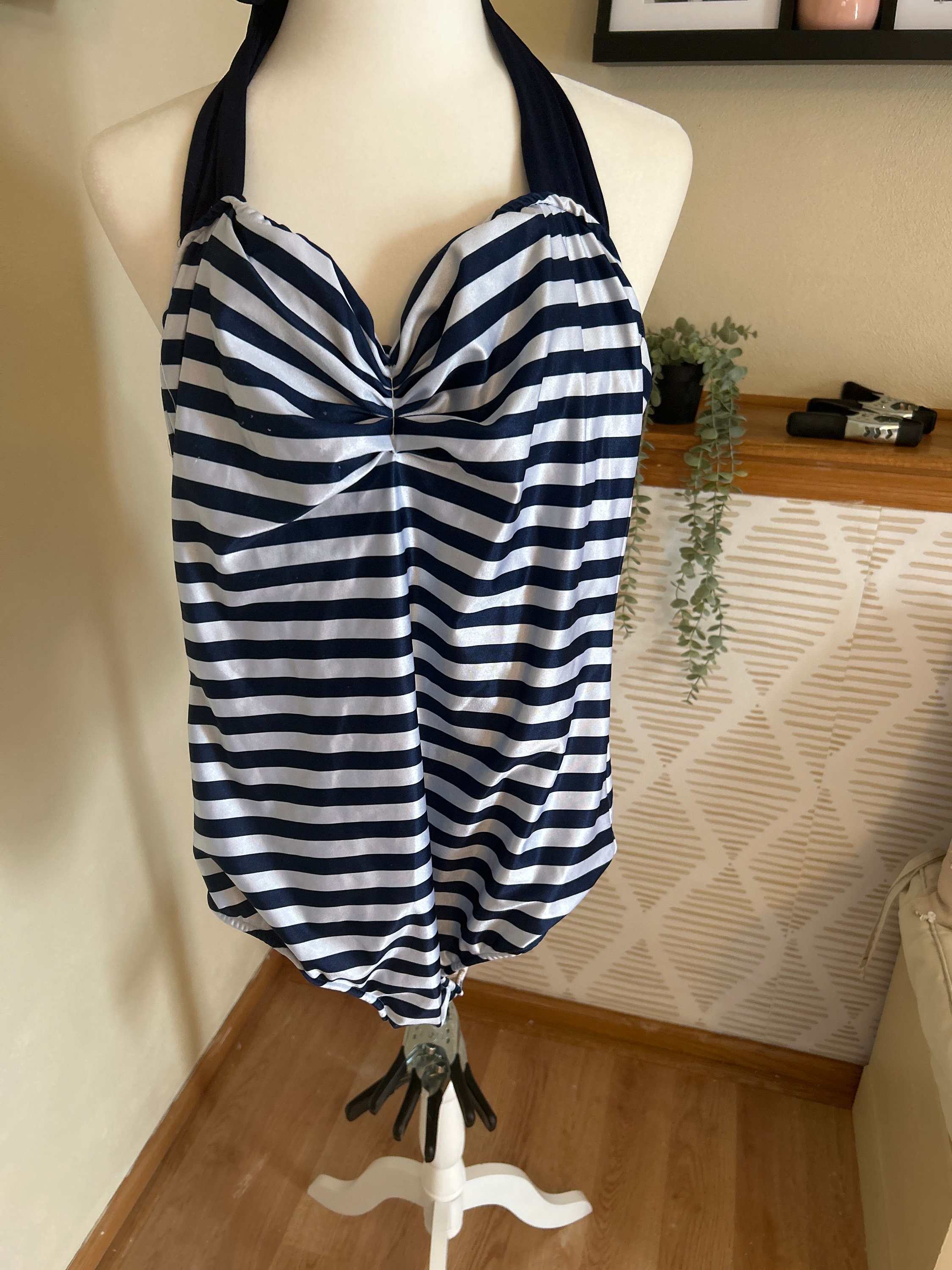 Vintage Style Barbie Chevron Swimsuit - Etsy