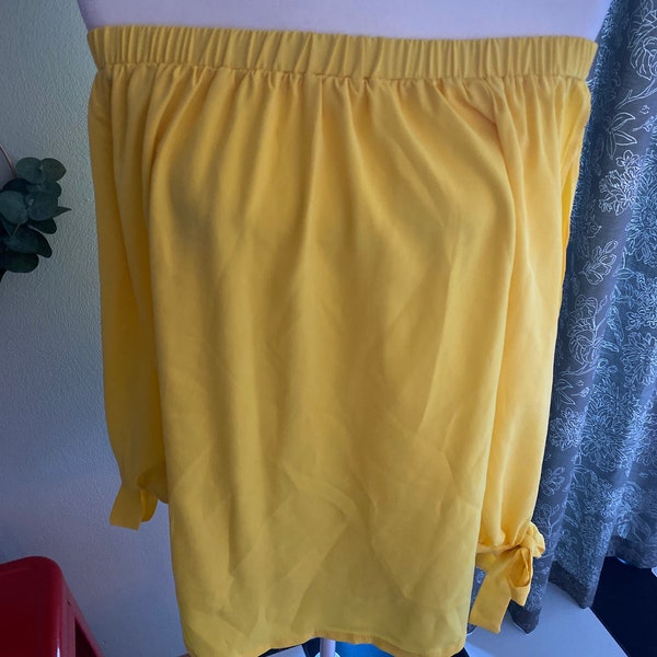 Yellow Blouse - Etsy