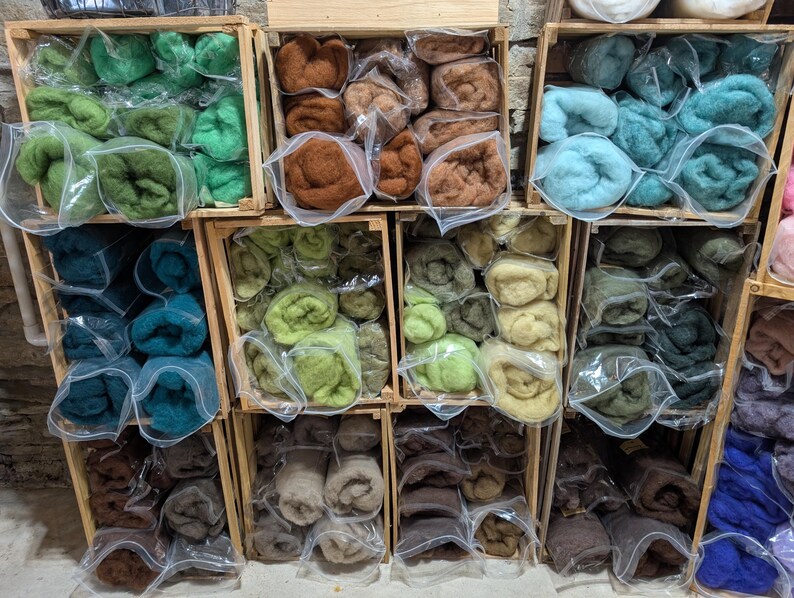 Sage Carded Wool Batt - Etsy
