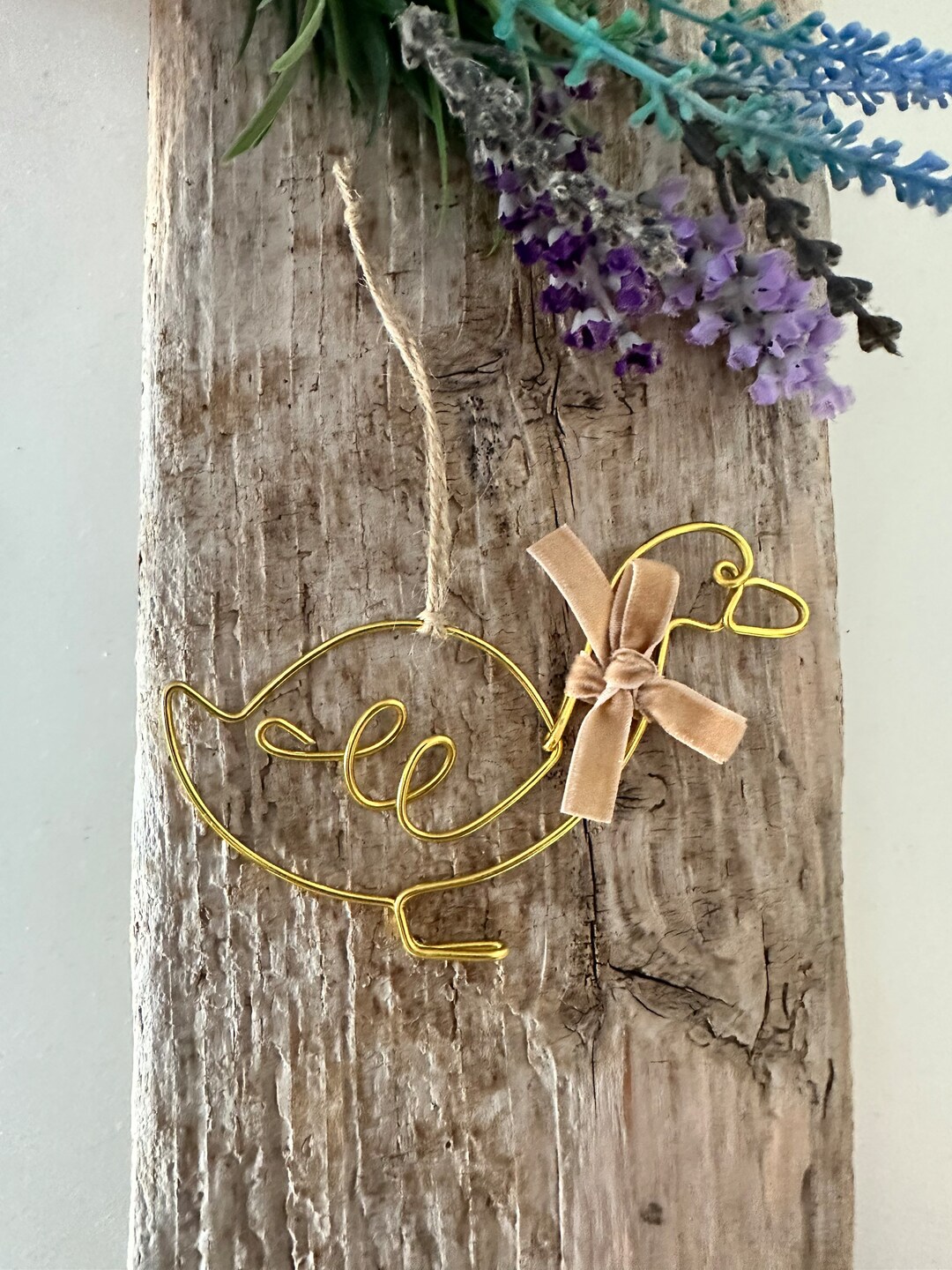 Handmade Wire Duck Christmas Duck Decorative Duck Hanging Duck Wedding ...