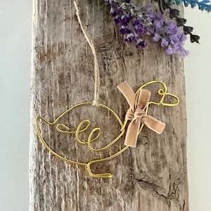 Handmade Wire Duck Christmas Duck Decorative Duck Hanging Duck Wedding ...