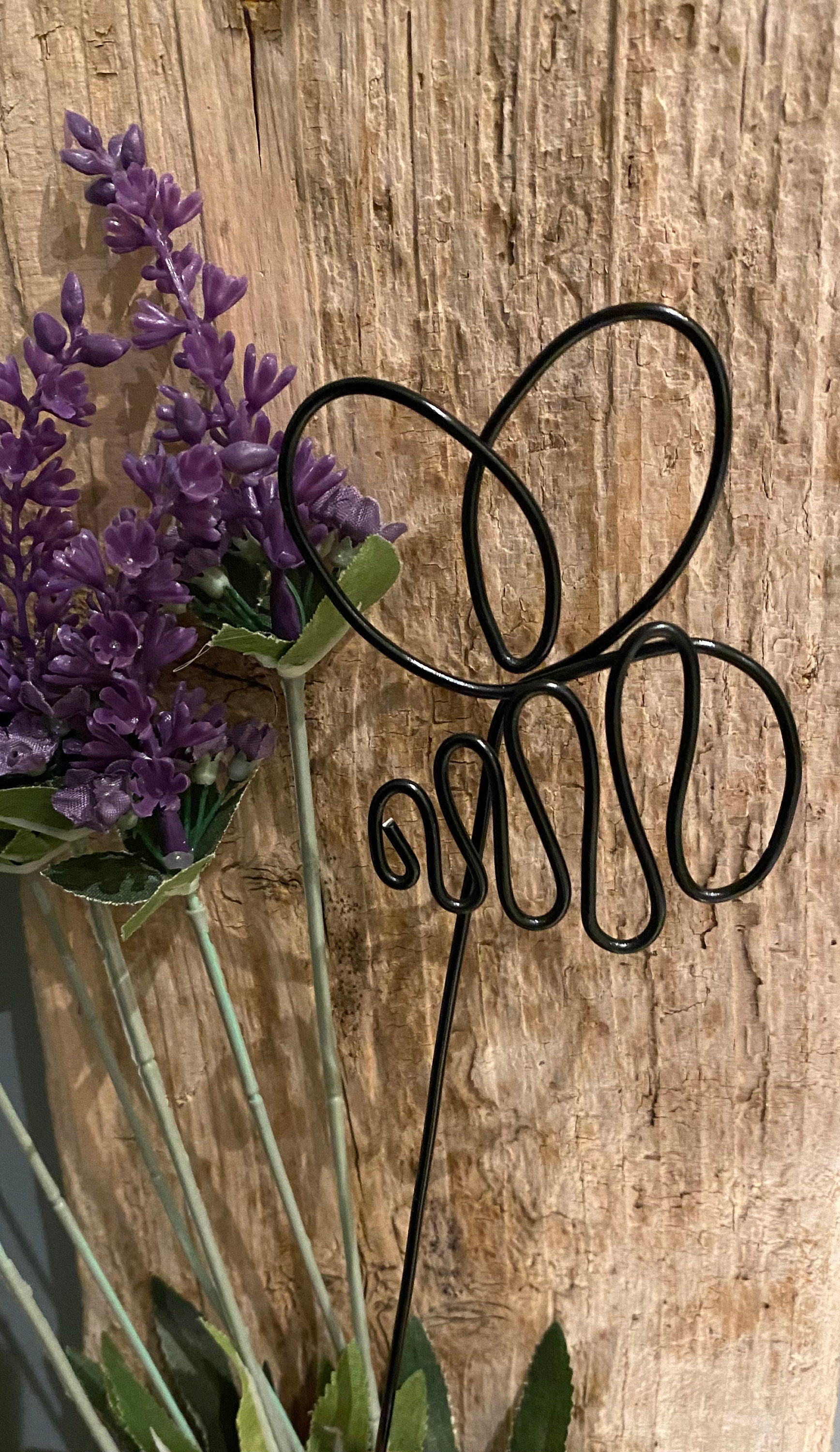 Wire Bee Plant Pot Decor Flower Decor Bee Stake Bee - Etsy