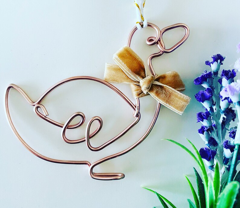 Handmade Wire Duck Christmas Duck Decorative Duck Hanging Duck - Etsy