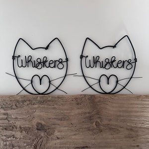 Personalised Cat Sign Personalised Cat Face With Name Pet Cat Cat ...
