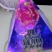 Flower Resin Pyramid Light, Epoxy Rose Pyramid, Resin Night Light - Etsy