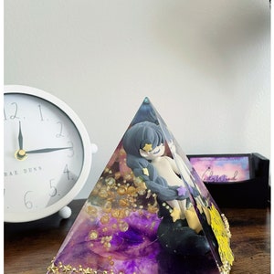Large Resin Pyramid Light, Anime Princess Galaxy Resin Pyramid ...