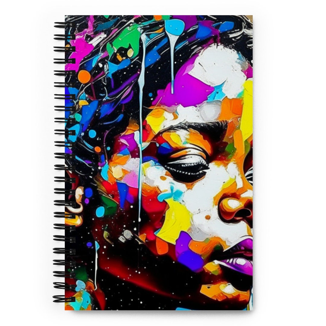 Black Women Spiral Notebook Aspirations Colorful Journey - Etsy