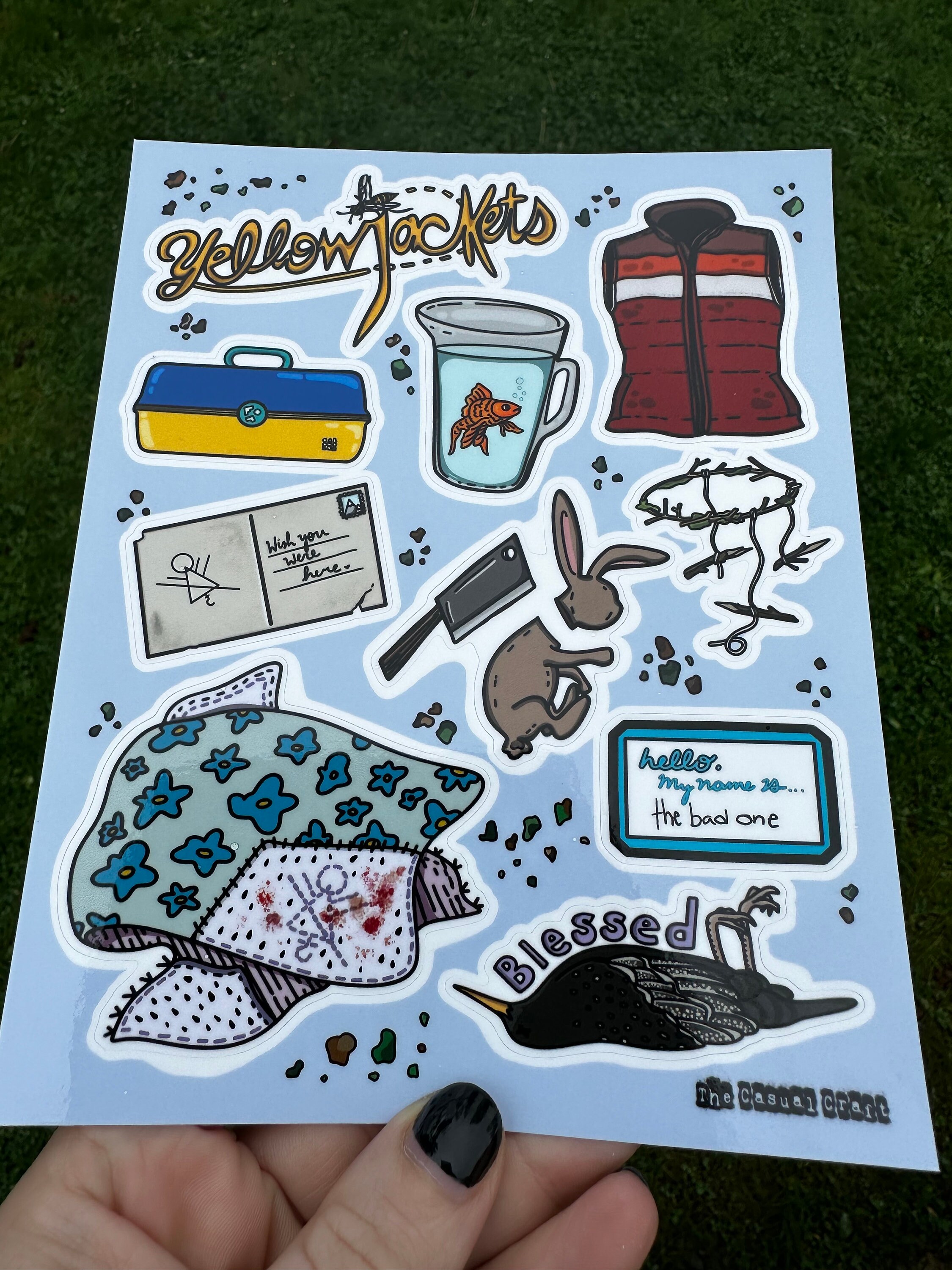 Yellowjackets Sticker Sheet #1 - Etsy