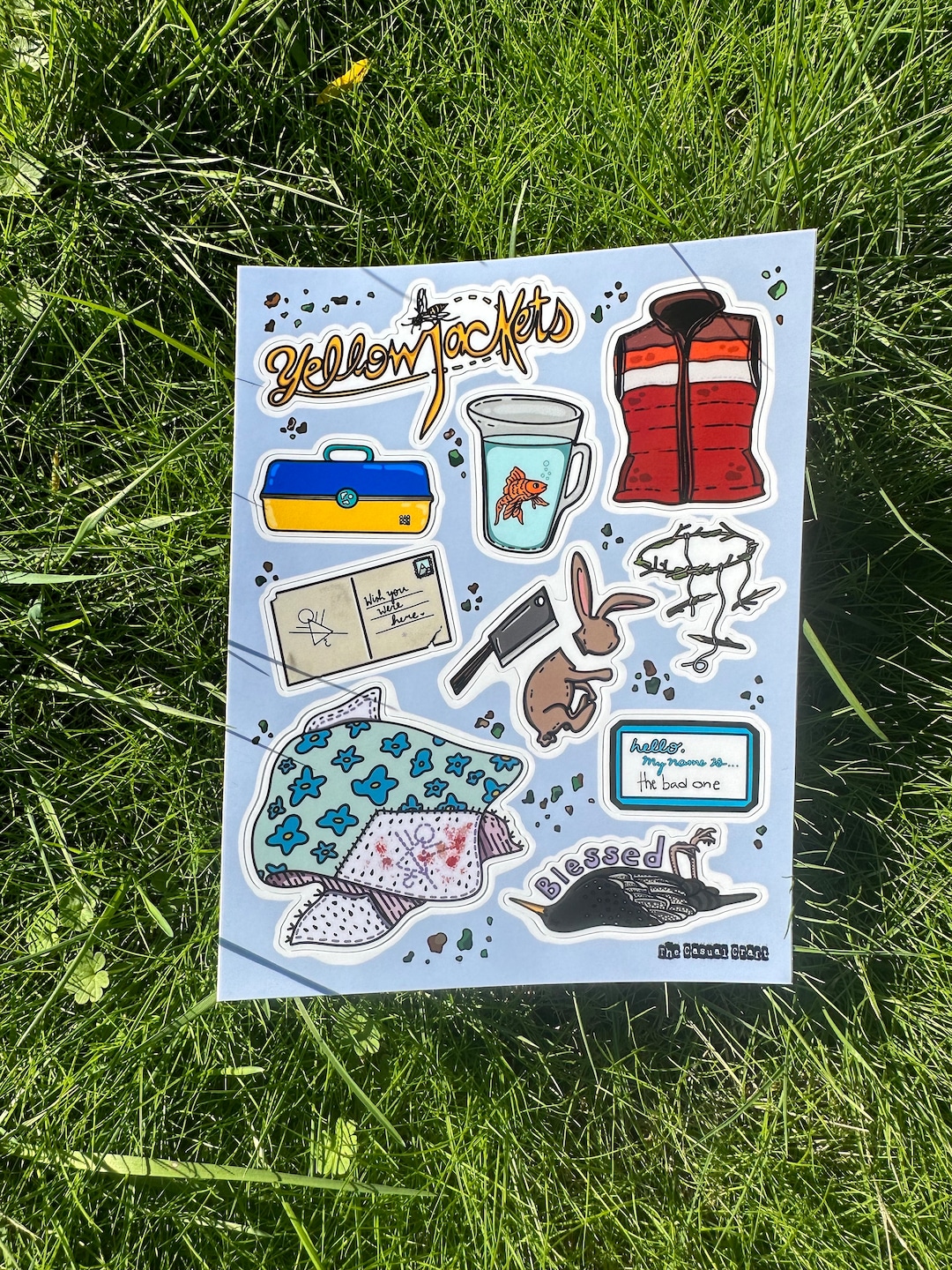 Yellowjackets Sticker Sheet #1 - Etsy