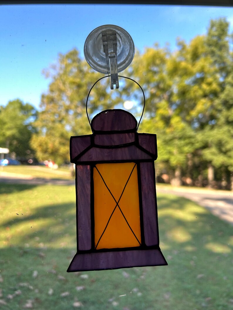 Stained Glass Lantern - Etsy