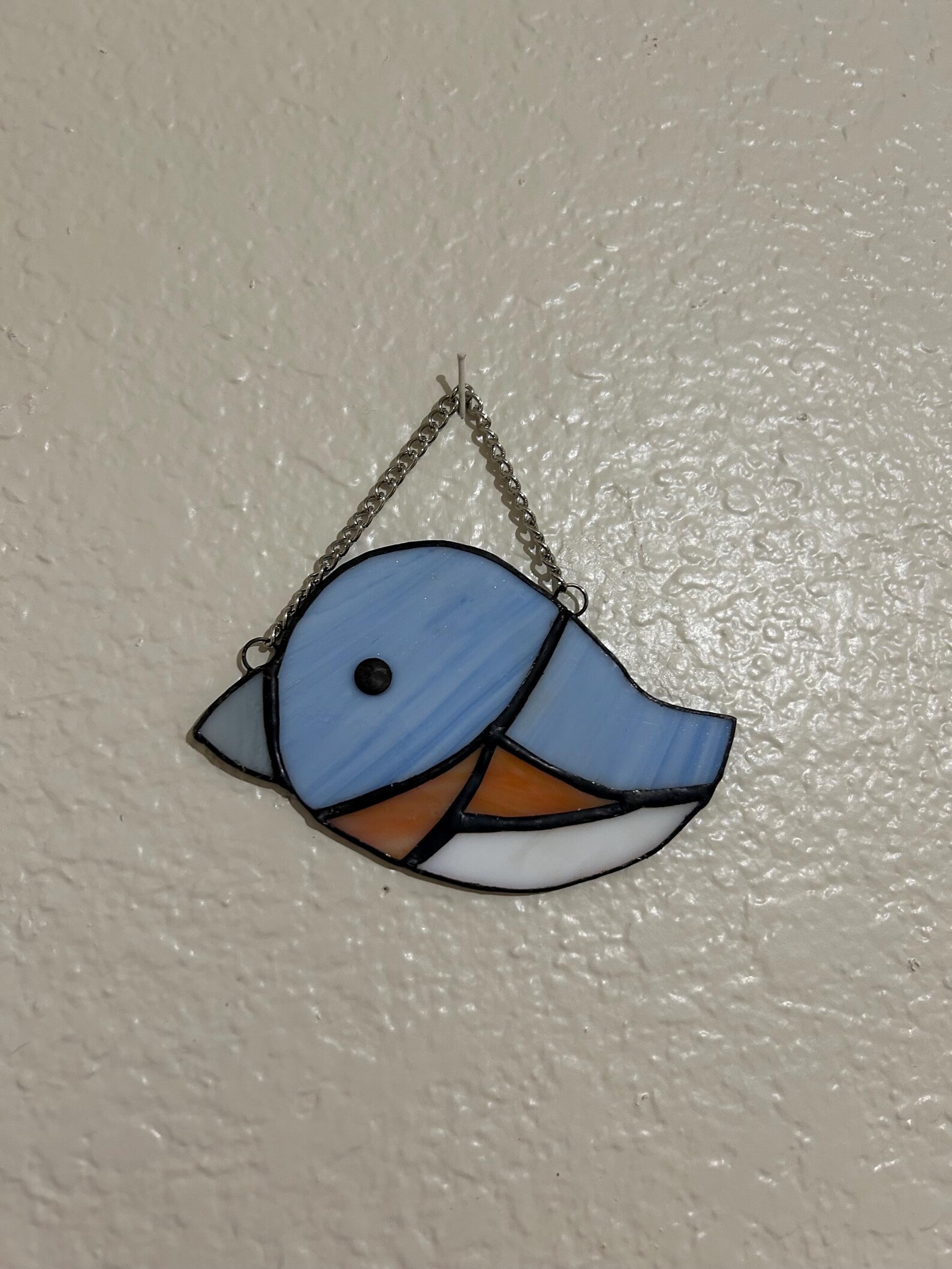 Stained Glass Blue Bird - Etsy