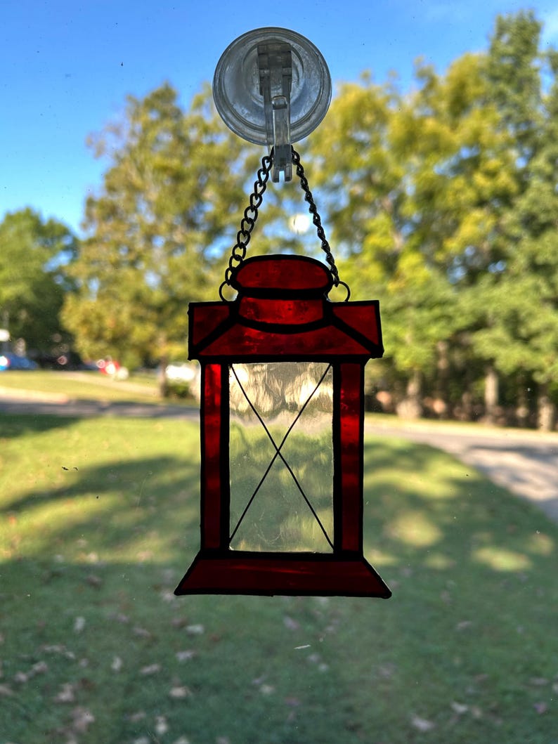 Stained Glass Lantern - Etsy