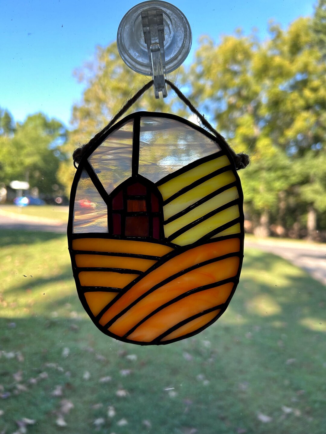 Stained Glass Barn - Etsy