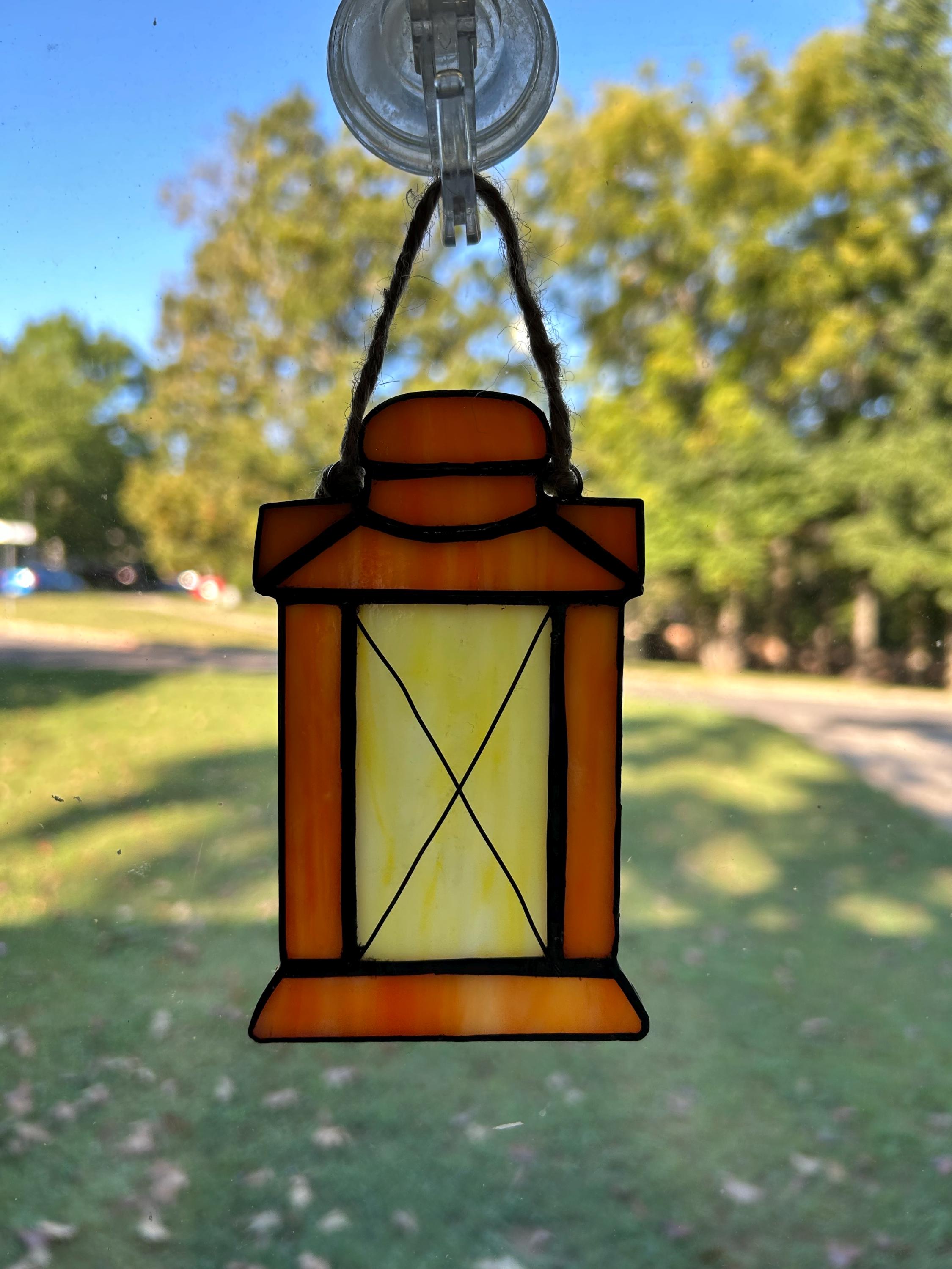 Stained Glass Lantern - Etsy