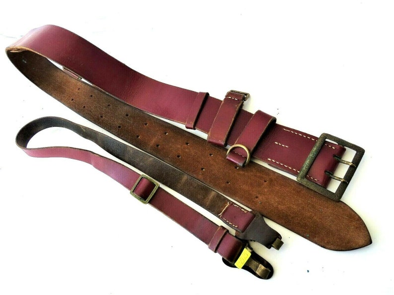 German Officer Luger P08 Holster Leather Belt and Strap Fb13 - Etsy