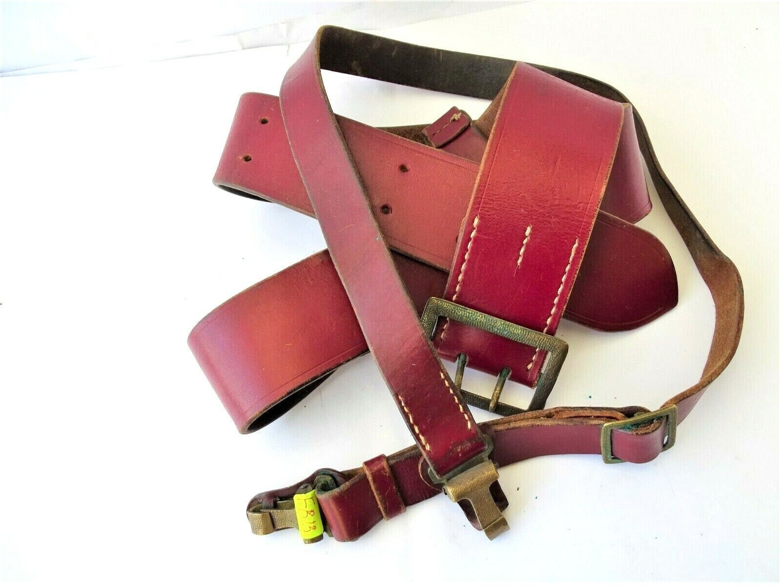 German Officer Luger P08 Holster Leather Belt and Strap Fb13 - Etsy