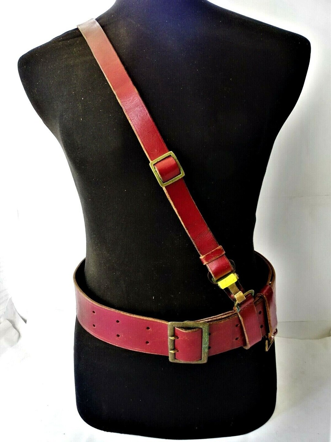 German Officer Luger P08 Holster Leather Belt and Strap Fb13 - Etsy