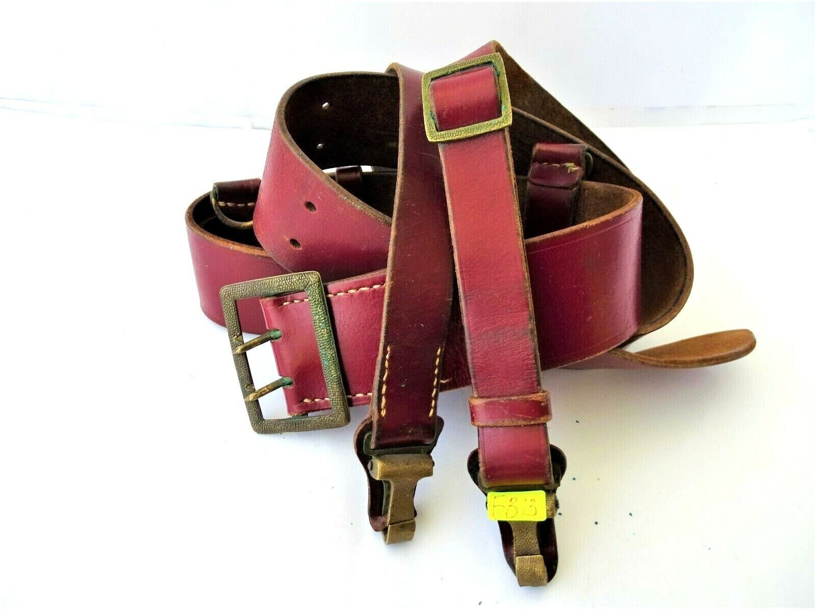 German Officer Luger P08 Holster Leather Belt and Strap Fb13 - Etsy