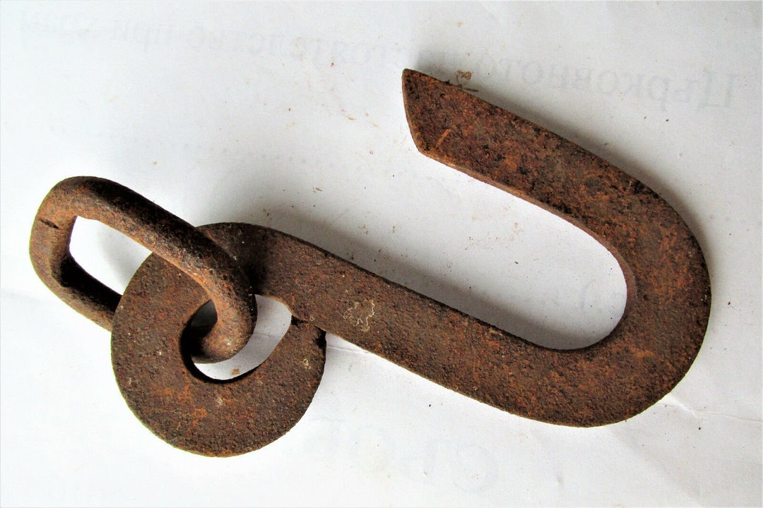 Ancient Antique Iron Hook Hand-hammered - Etsy