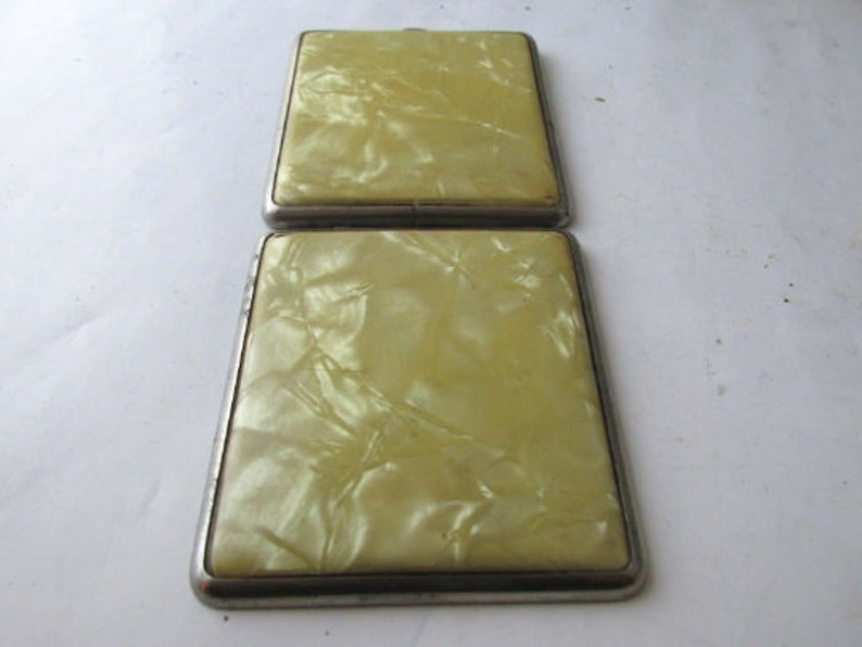 1930s Rare Antique Art Deco Amber Bakelite Celluloid Cigarette Case ...