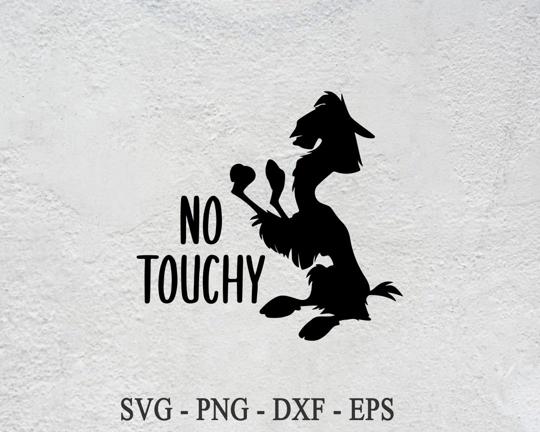 No Touchy Llama SVG: Cricut & Silhouette Cut File (digital Download) - Etsy