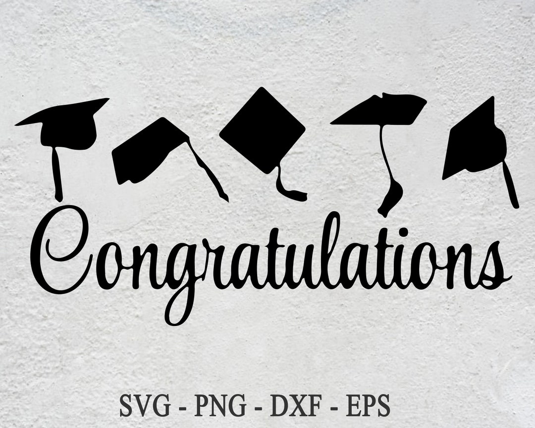 Graduation Cap SVG Cut File: DIY Graduation Template (digital Download ...
