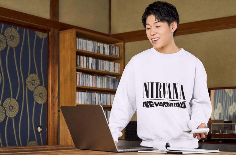 Nirvana Nevermind Svg,nirvana Svg Bundle Clipart Kurt Cobain, Svg Png ...