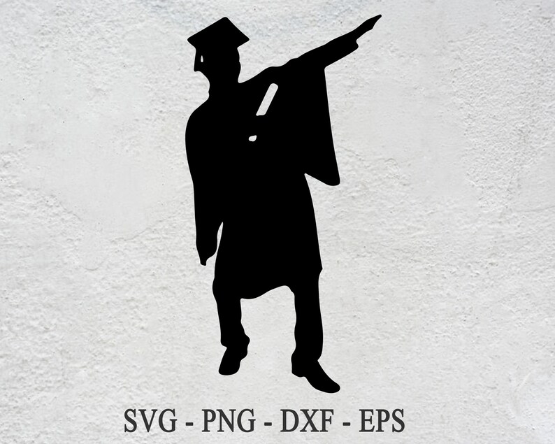 Graduate Silhouette SVG Graduation Svg Graduation Bundle - Etsy
