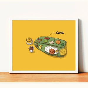 Sadya - Kerala Food - Indian Food Art - Banana Leaf Food Art - Recipe ...