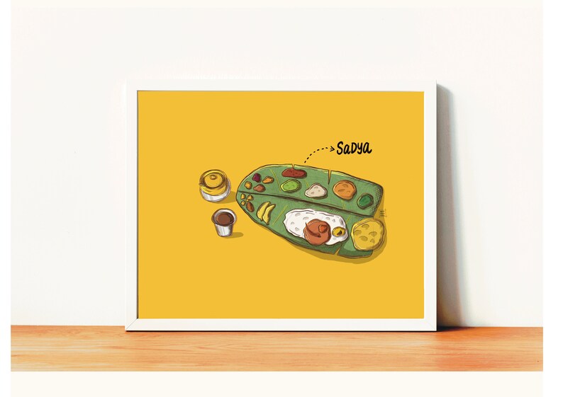 Sadya - Kerala Food - Indian Food Art - Banana Leaf Food Art - Recipe ...