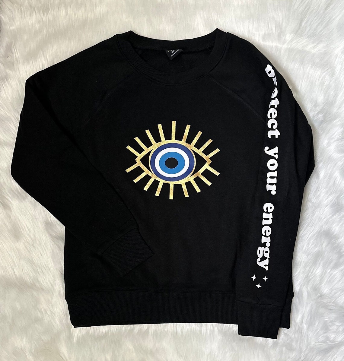 Evil Eye Sweatshirt, Trendy Evil Eye Sweatshirt, Spiritual Sweater - Etsy