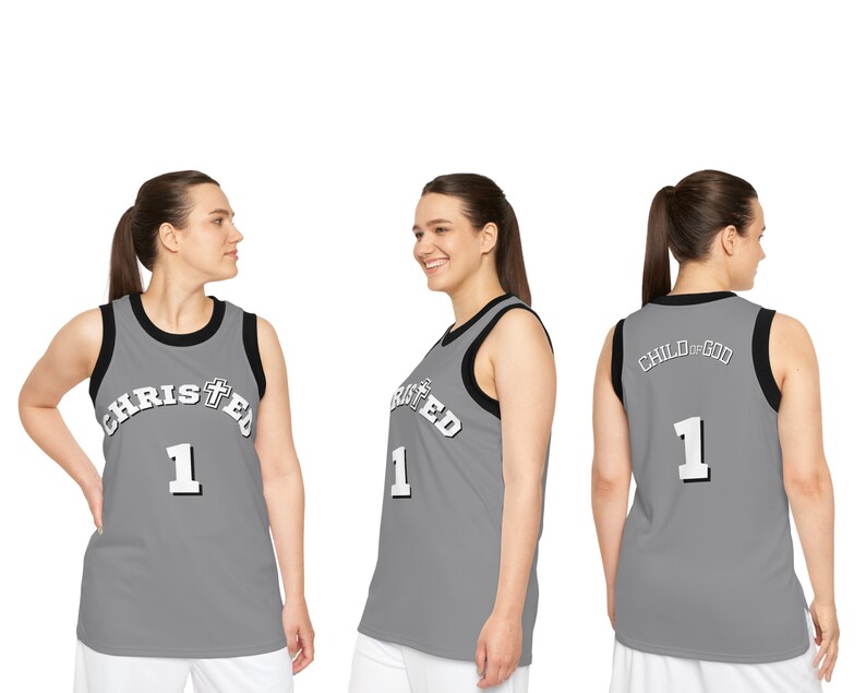 Christed Child of God Unisex Basketball Jersey, Identity in Christ ...