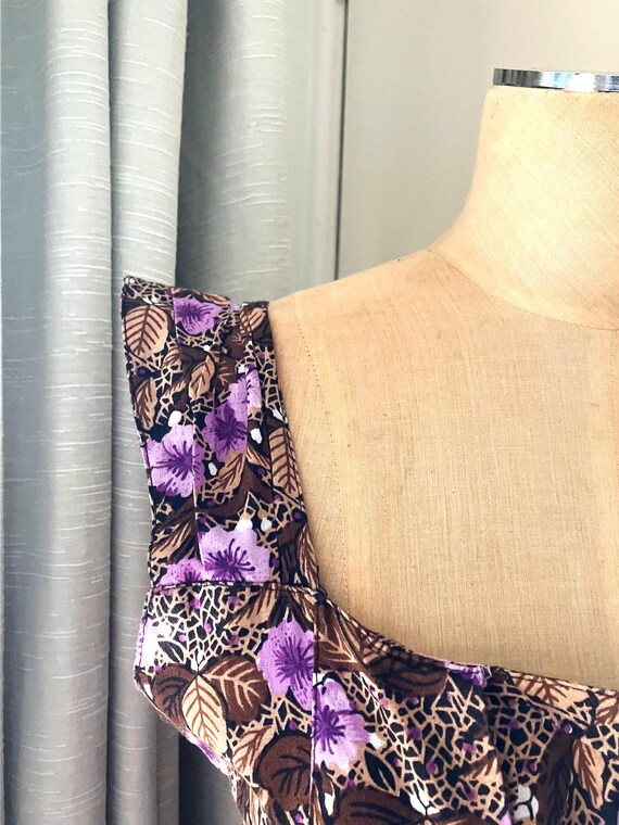 Pretty Front Lacing Floral Patterned Dress in Autumn … - Gem