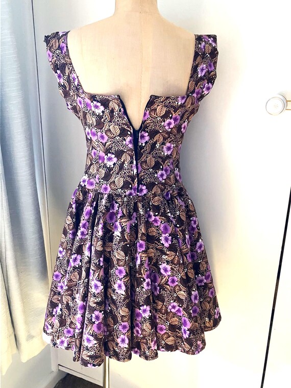 Pretty Front Lacing Floral Patterned Dress in Autumn … - Gem