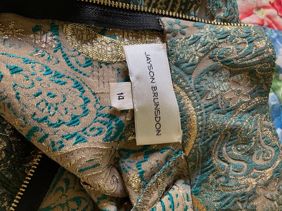 Jayson Brunsdon Evening Top Paisley Design Size 14 19… - Gem