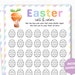 Roll and Color Easter Printable Game for Kids, Easter Activity ...