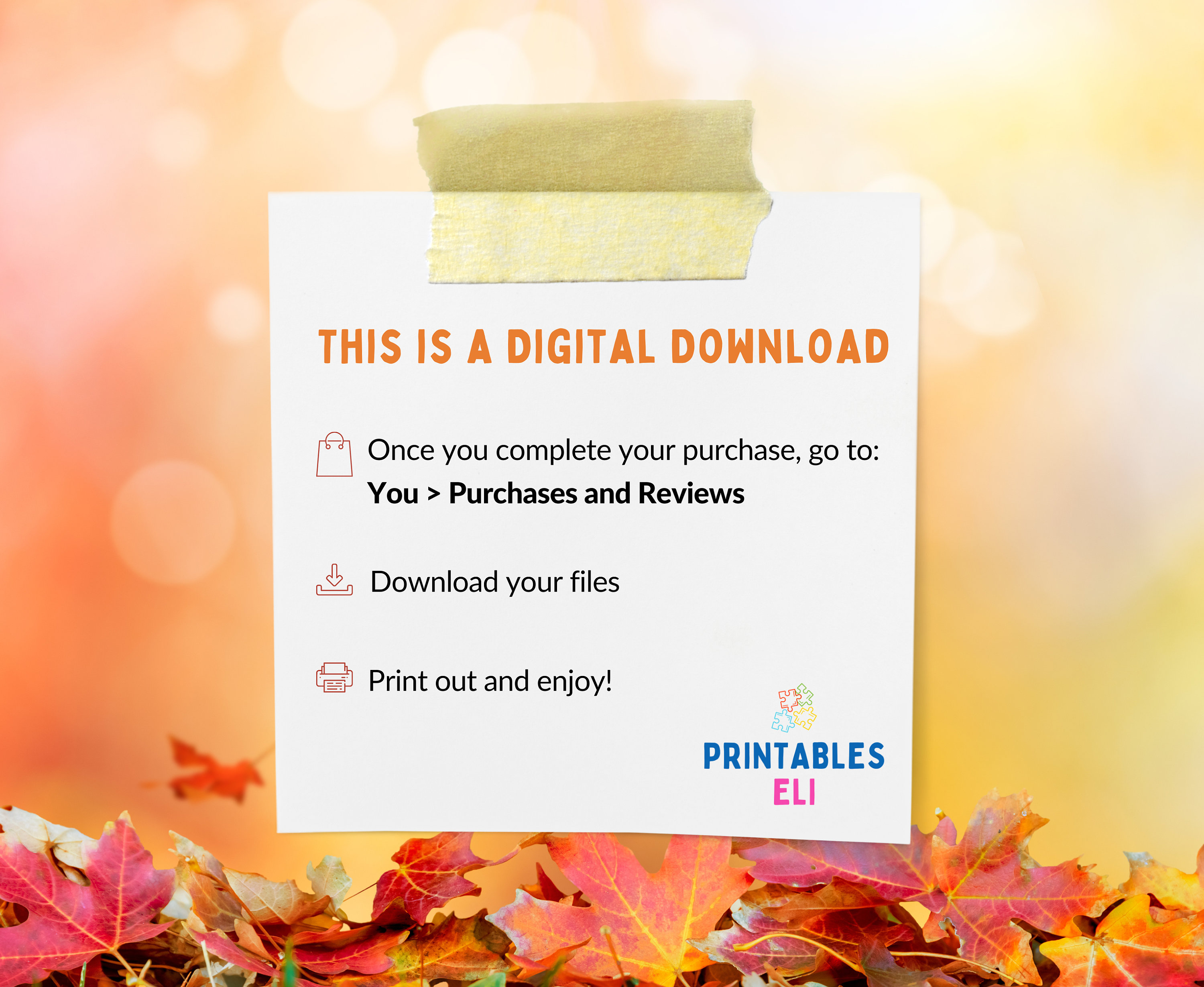 Autumn Scavenger Hunt Game, Printable Fall Party Game, Autumn Activity ...